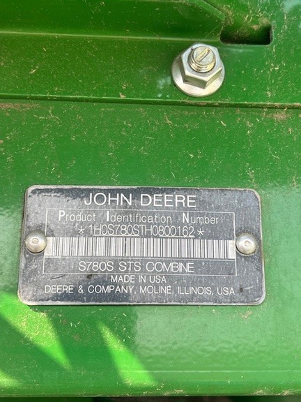 2018 John Deere S780 - Grossenburg Implement